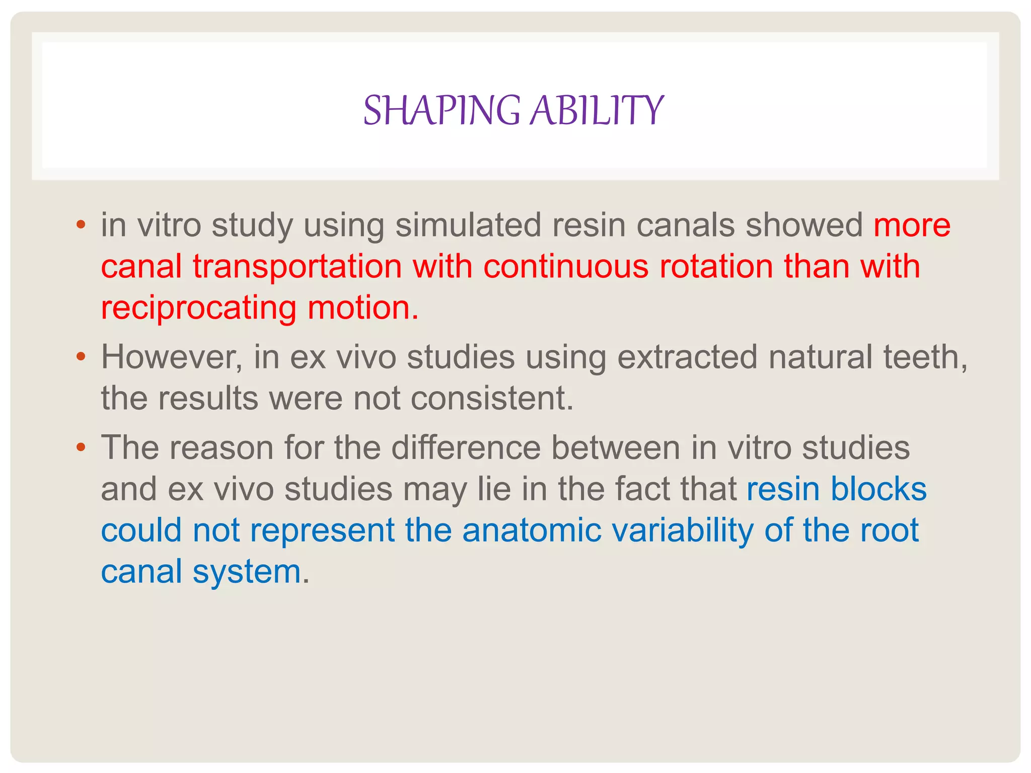 Reciprocation in Endodontics | PPTX