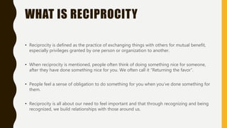 Reciprocity | PPTX