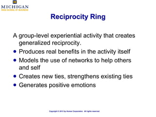 Reciprocity ring teaching social networks pdw ao m 2013 baker | PDF ...