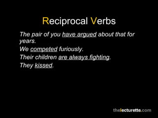 Reciprocal Verbs | PPT