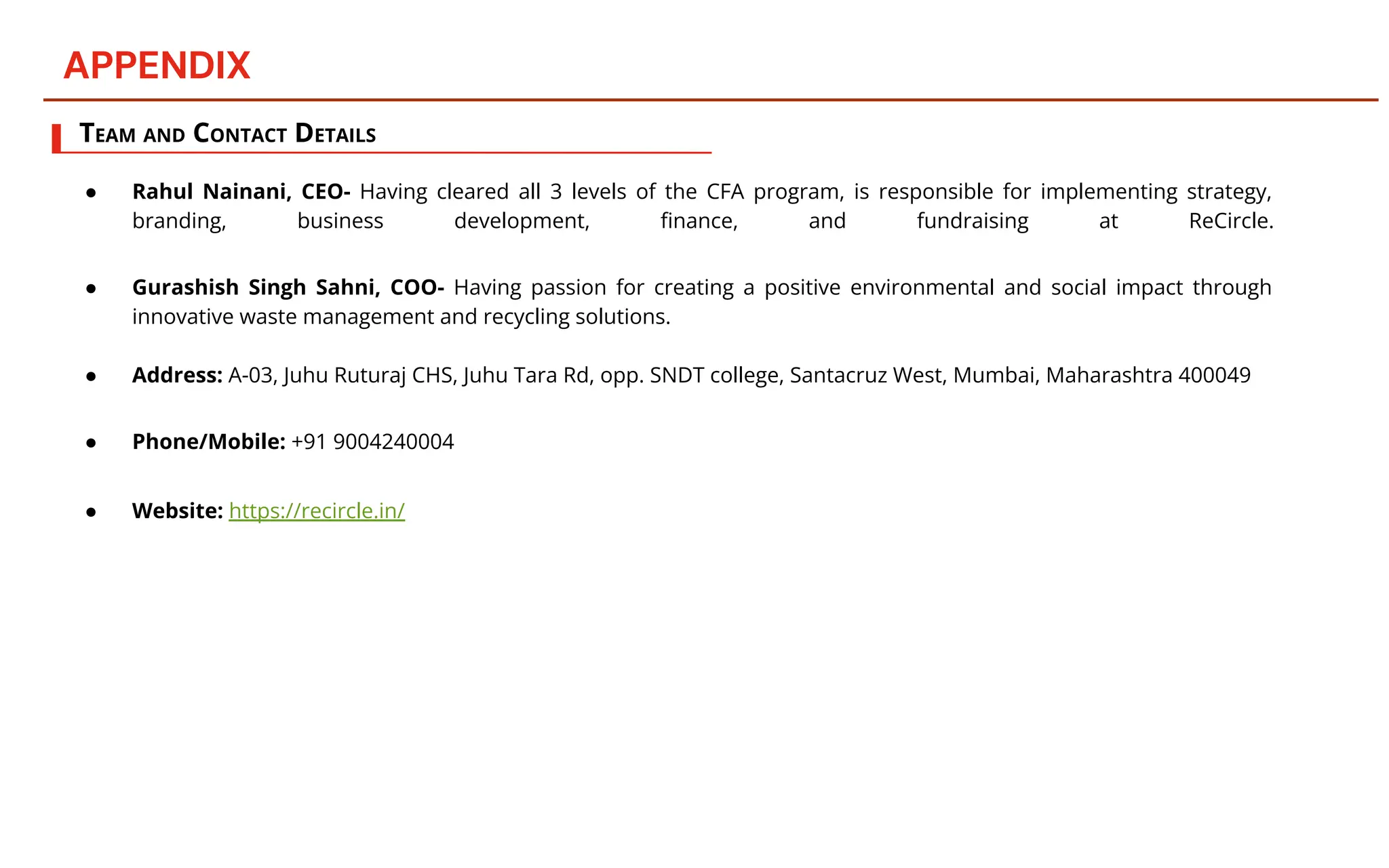 ReCircle- An AVPN WASH Study | PDF