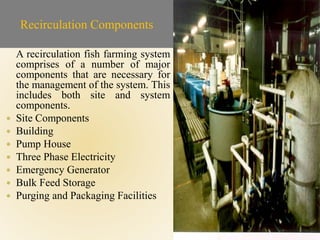 Recirculation in fish | PPTX