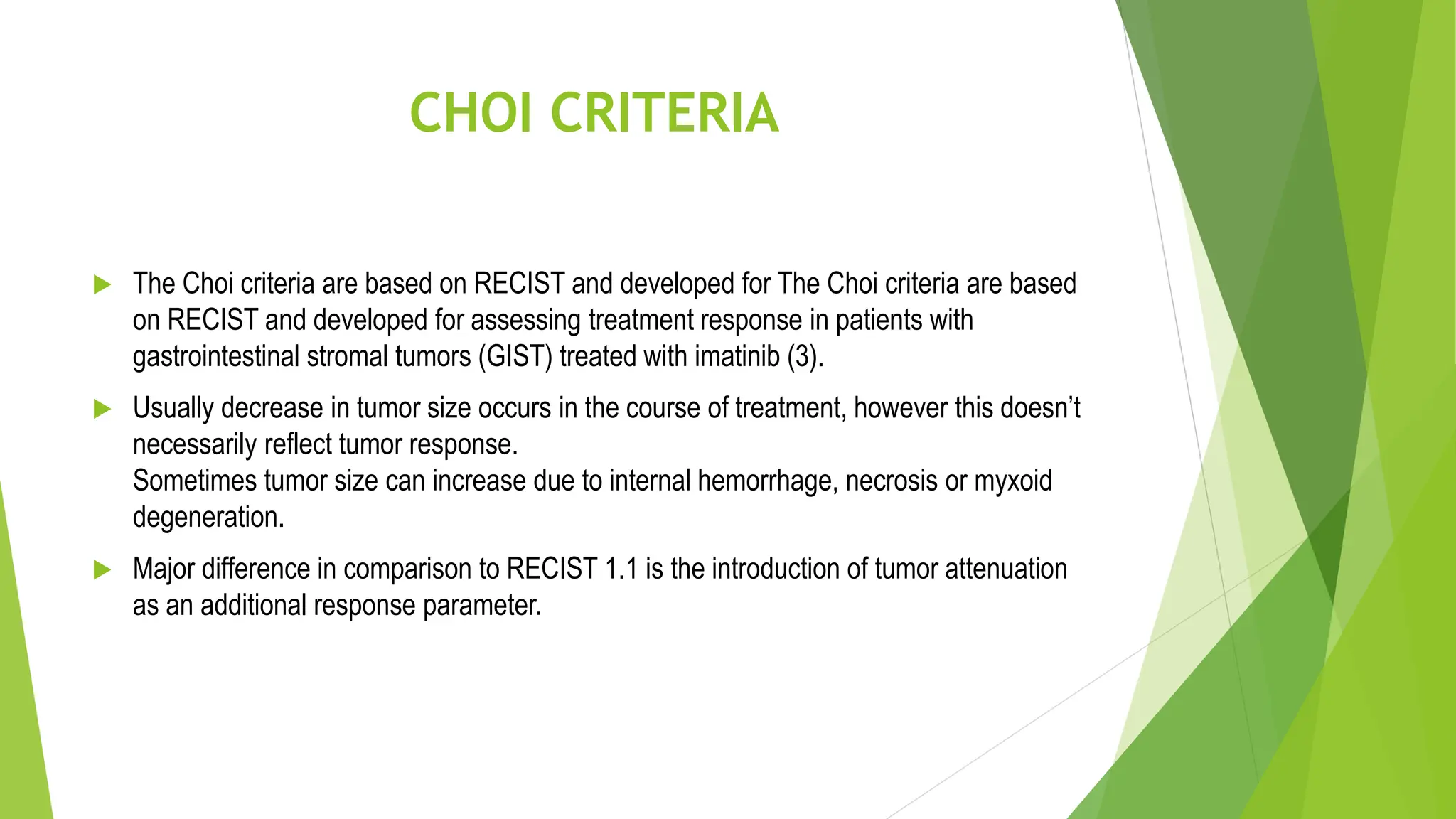 recist criteria Response Evaluation Criteria In Solid Tumors.pptx