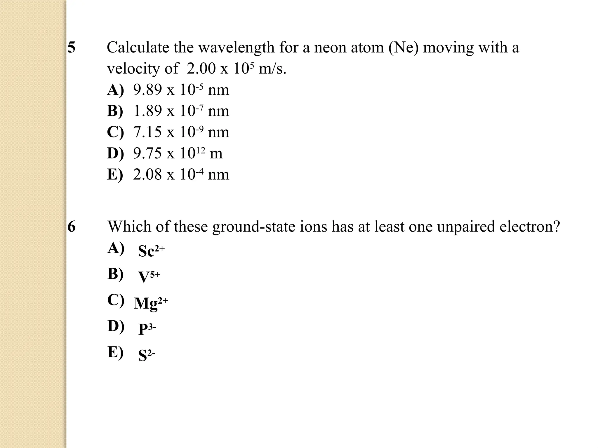 recitation chapter 6.pptx for chemistry students | PPT