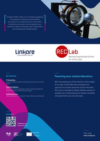 RECLab leaflet | PDF