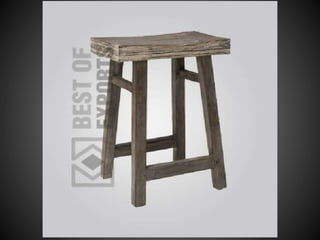Reclaimed wood stools jodhpur india | PPT