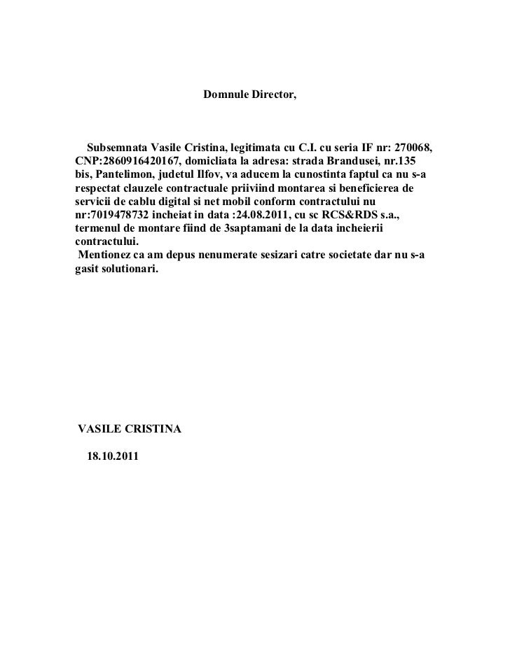 Reclamatie Protectia Consumatorului Vicii Ascunse