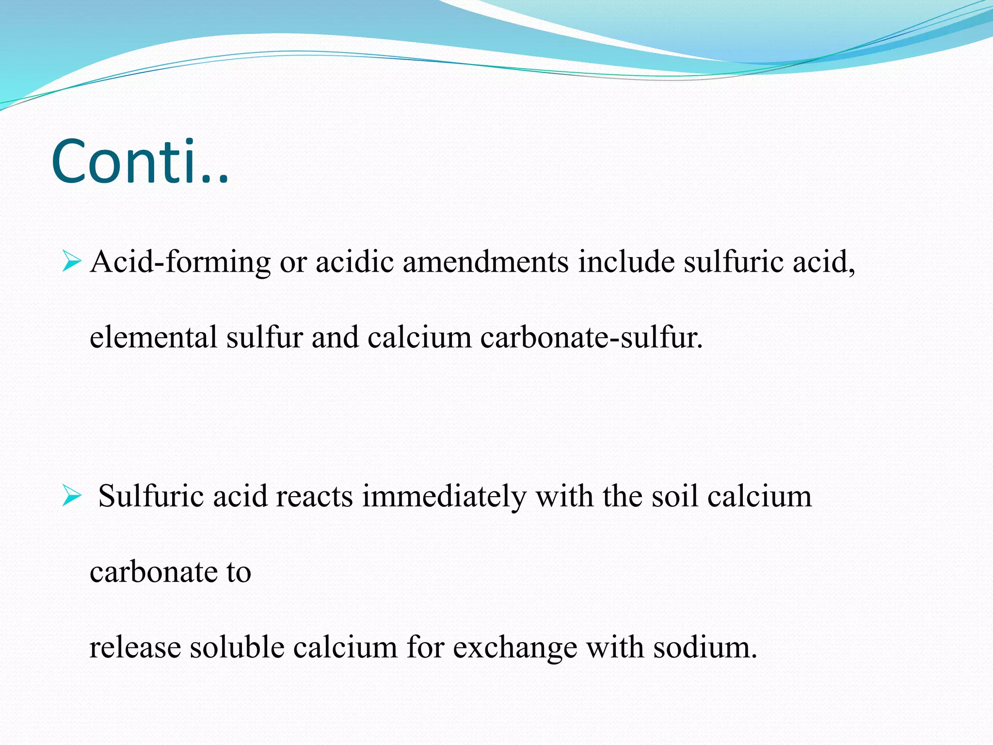 Reclamation of salt affected soils | PPTX