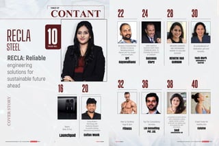 Recla Steel.pdf | Business Magazine in india | business connect magazine | PDF