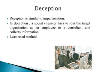 Reconnaissance and Social Engineering | PPTX