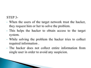 Reconnaissance and Social Engineering | PPTX