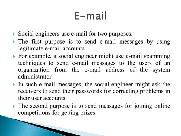 Reconnaissance and Social Engineering | PPTX