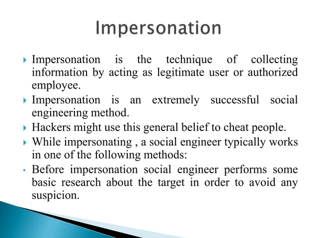 Reconnaissance and Social Engineering | PPTX