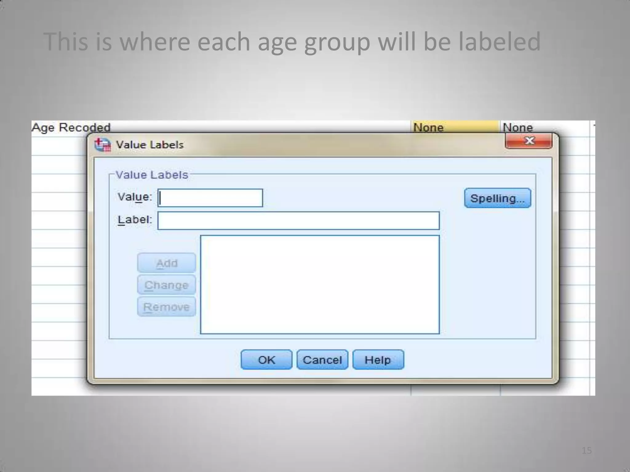 Recode Age Variable in SPSS | PPTX