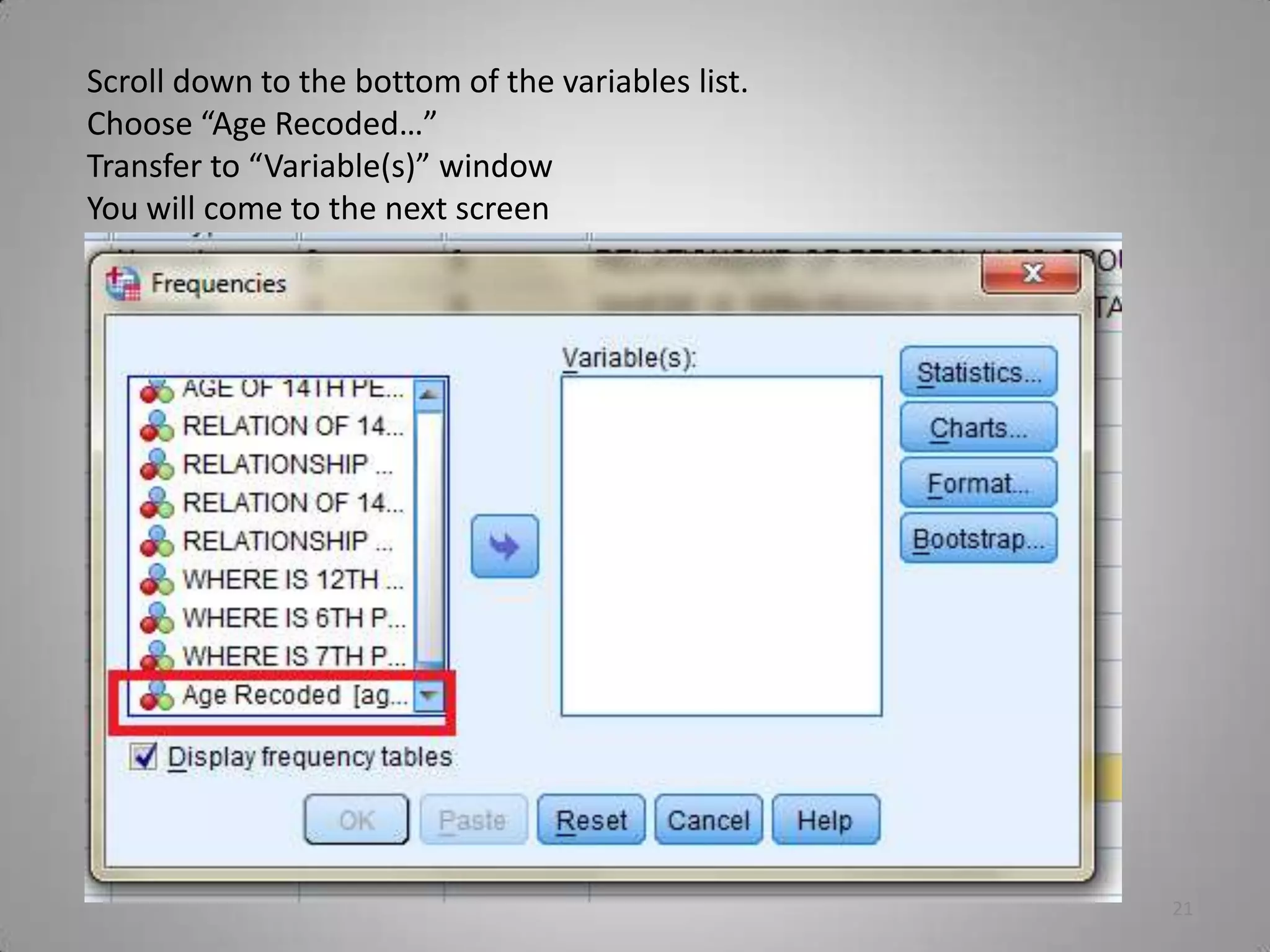 Recode Age Variable in SPSS | PPTX
