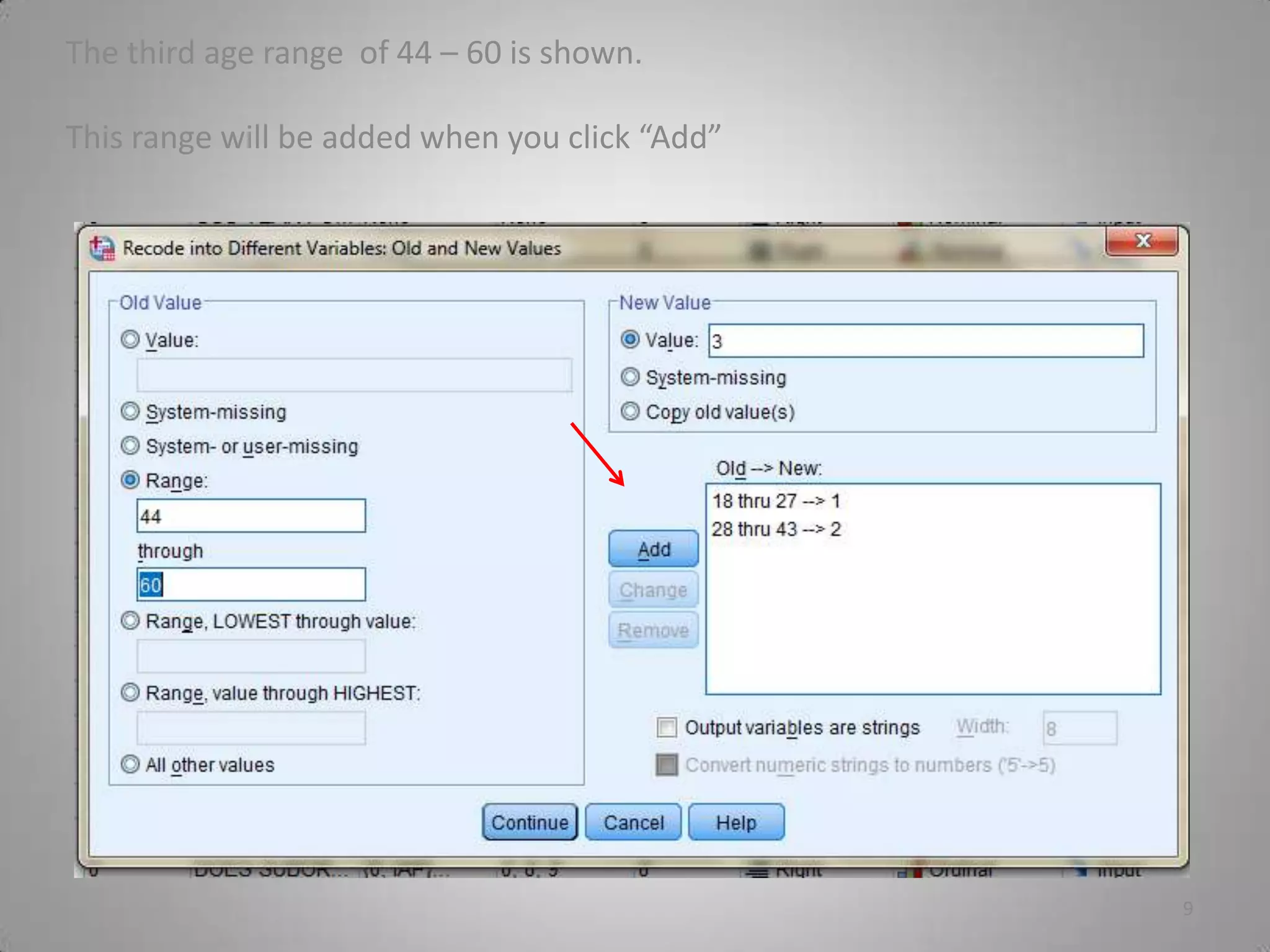 Recode Age Variable in SPSS | PPTX