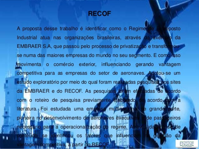 RECOF (APRESENTAÇÃO DANIEL PEREIRA