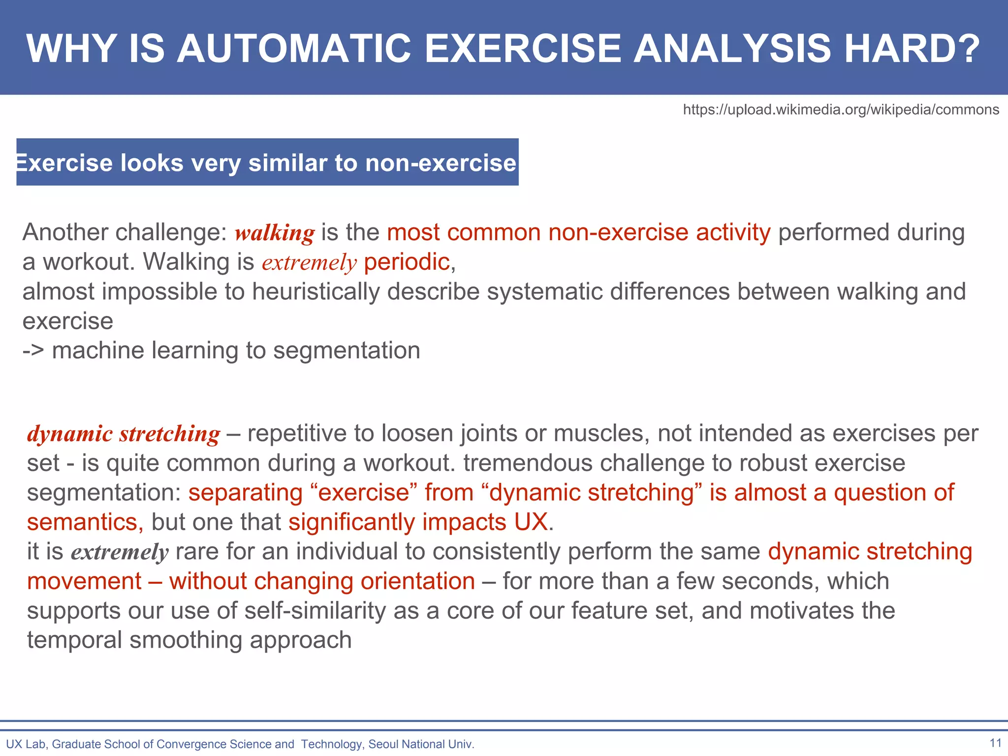 RecoFit: Using a Wearable Sensor to Find, Recognize, and Count Repetitive Exercises | PPT