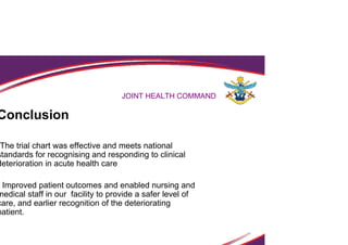 Recognising early deteriorating signs a project at kapooka health ...