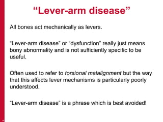 Recognising features (bone and joint deformity) | PPTX