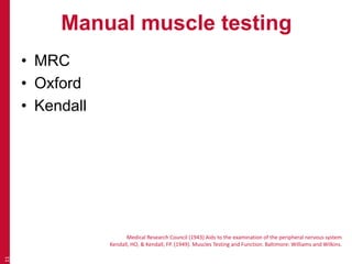 Recognising features (weakness) | PPT