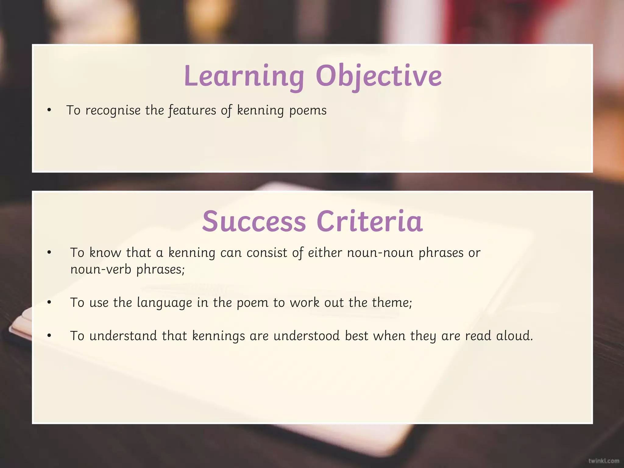 Recognising Kenning Poems Powerpoint.pptx