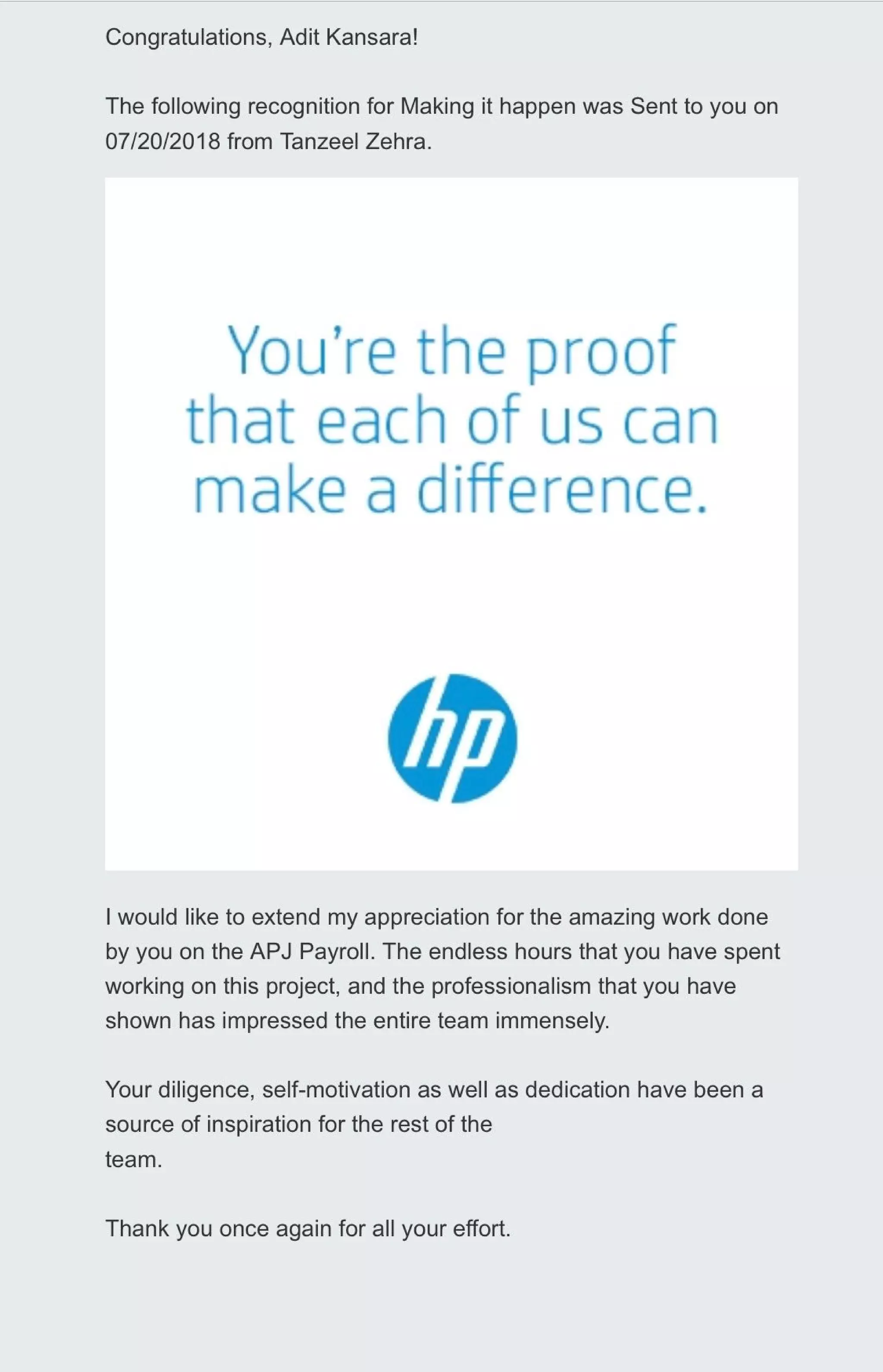 Recognition - Making a Difference | PDF