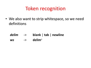 Recognition-of-tokens | PPTX