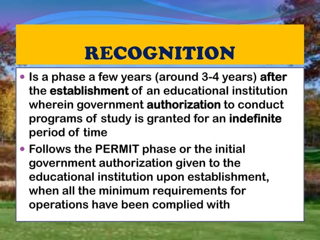 Recognition and accreditation | PDF | Professional School ...