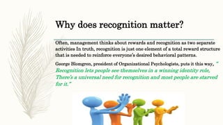 Recognition and reward | PPTX