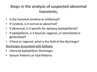 Recognition of abnormal EEG. | PPTX