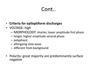 Recognition of abnormal EEG. | PPTX