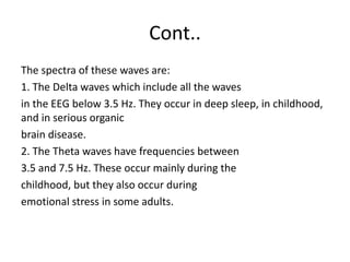 Recognition of abnormal EEG. | PPTX