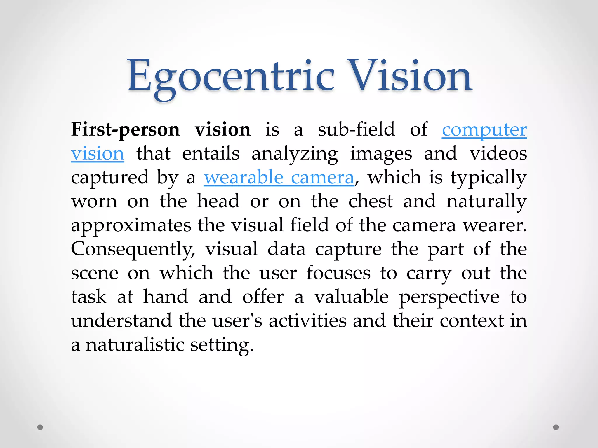 Recognition of activities of daily living with egocentric vision | PDF