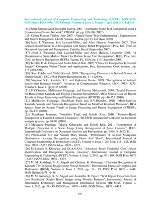 Recognition of basic kannada characters in scene images using euclidean dis | PDF | Photo ...