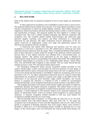 Recognition of basic kannada characters in scene images using euclidean dis | PDF | Photo ...