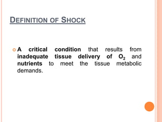 Recognition of shock | PPT