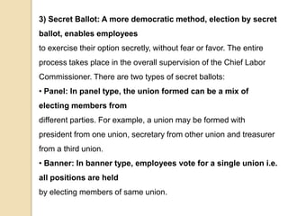 Recognition of trade union | PPTX