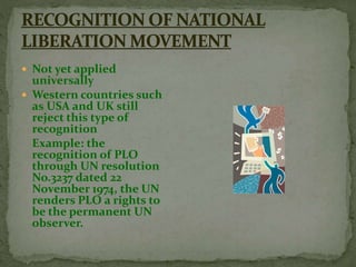 Recognition - International Law | PPTX