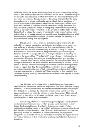 Recognition Struggles and Process Theories of Social Movements - Carol ...