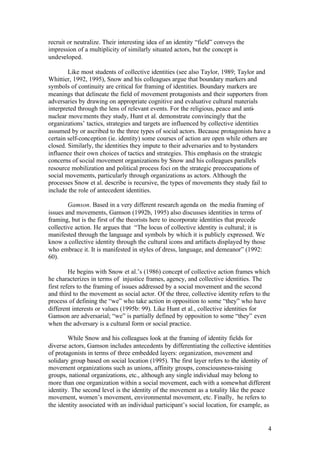 Recognition Struggles and Process Theories of Social Movements - Carol ...