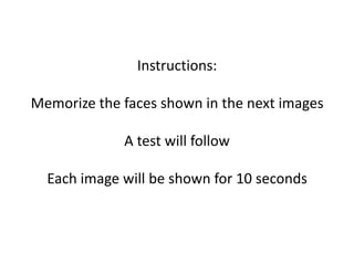 Facial Recognition Test A | PPTX