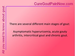 Recognizable Symptoms Of Gout | PPT