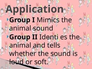 Recognize_identify and classify transportation sound as loud and soft ...