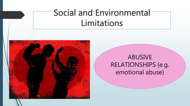 Recognize Limitations and Possibilities for Their Transcendence.pptx | Medical Health