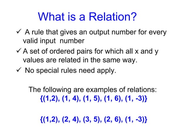 Recognize Relation Function Part 1 Edmodo Pptx 5281