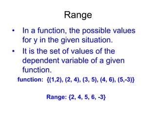 Recognize Relation-Function Part 1 edmodo | PPTX