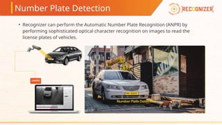 Recognizer AI Computer Vision Solution.. | PPTX