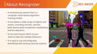 Recognizer AI Computer Vision Solution.. | PPT