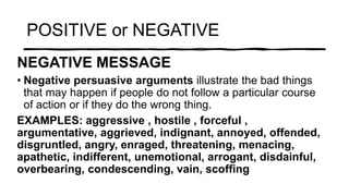 Recognizing-Positive-and-Negative-Messages [Autosaved].pptx | Technology & Computing